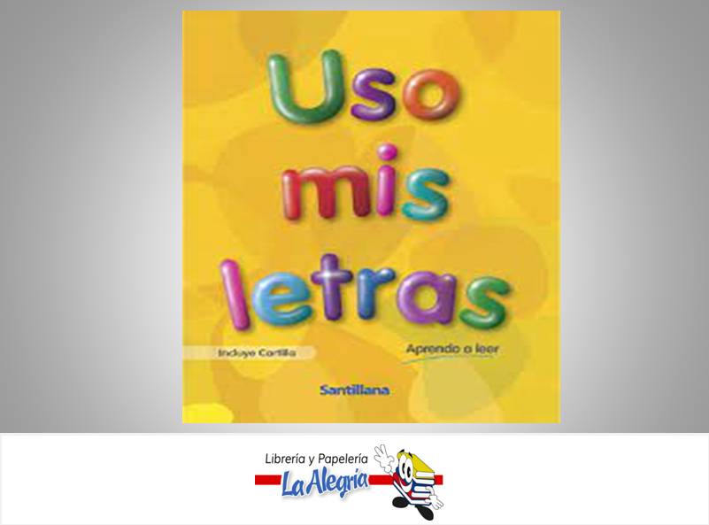 USO MIS LETRAS INCLUYE CARTILLA TEMATICA PREESCOLAR AUTOR NAVARRO ...